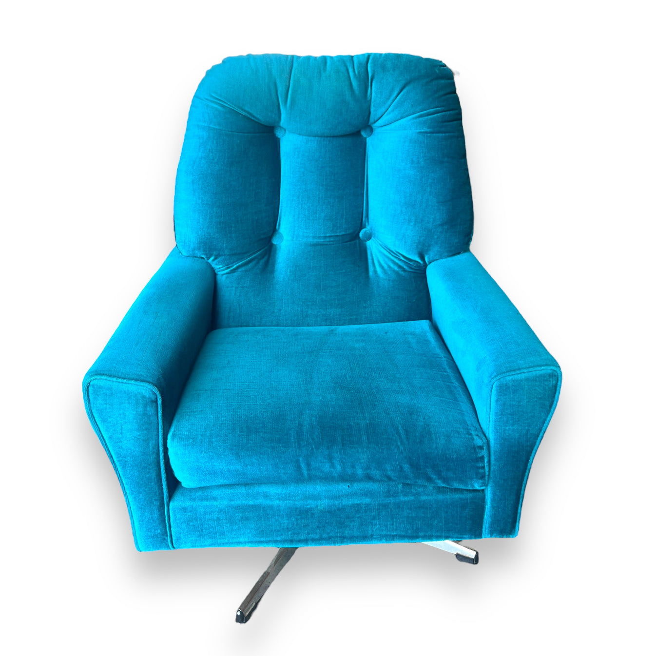 Teal Blue Swivel Lounge Chair – Fordham & Porter (Melbourne Made ...