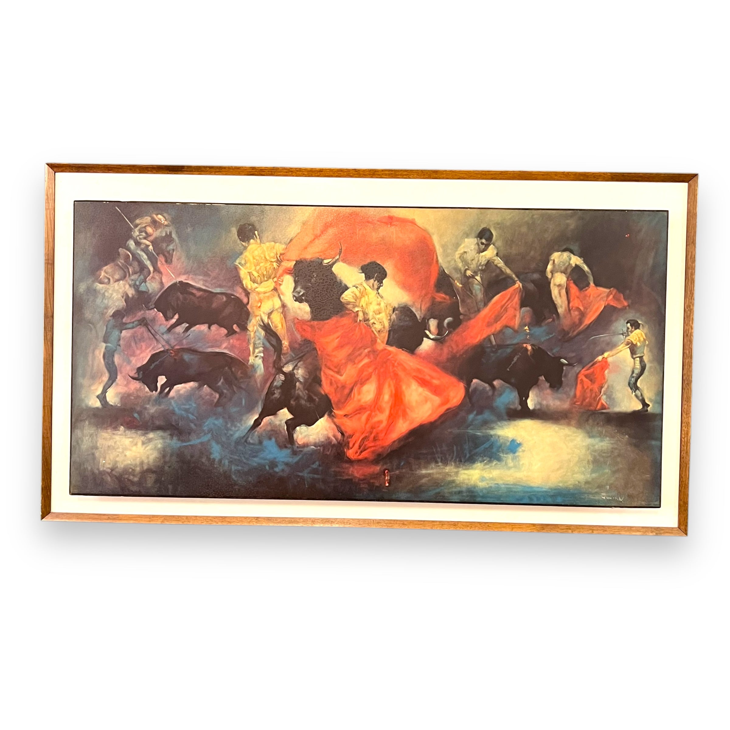 Bullfighting Print by Julian Ritter– Mid-Century Matador Art ...